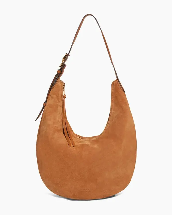 AIMEE Unity Large Hobo - Rustic Caramel Suede