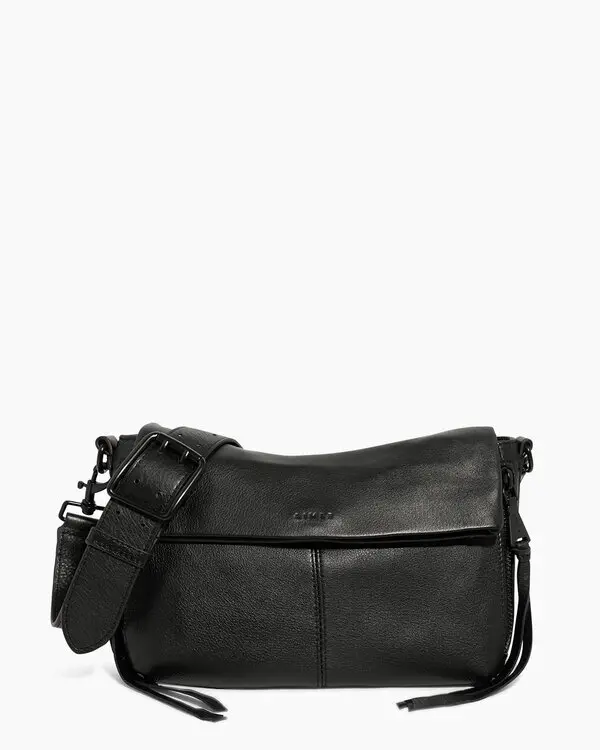 AIMEE Bali Double Entry Crossbody - Black