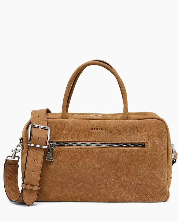 AIMEE Ritual Satchel - Latte Nubuck