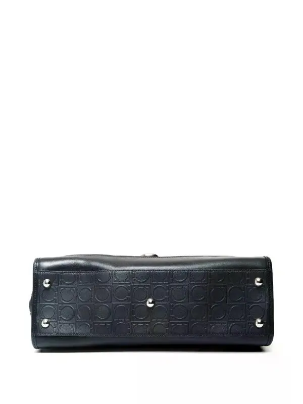 FERRAGAMO 2000s Gancini-pattern Shoulder Bag
