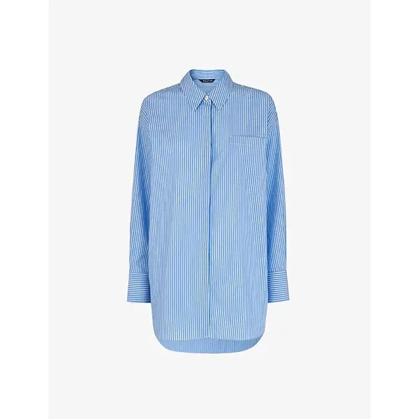 Whistles Striped Cotton Shirt
