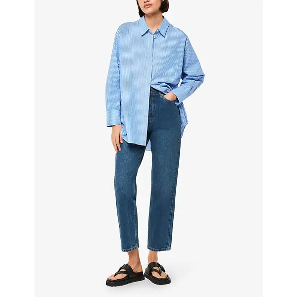 Whistles Striped Cotton Shirt