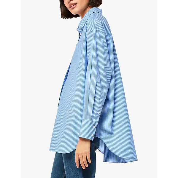 Whistles Striped Cotton Shirt