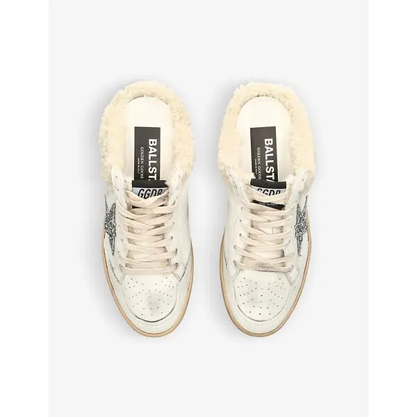 GOLDEN GOOSE Ballstar Sabots Leather-blend Trainers
