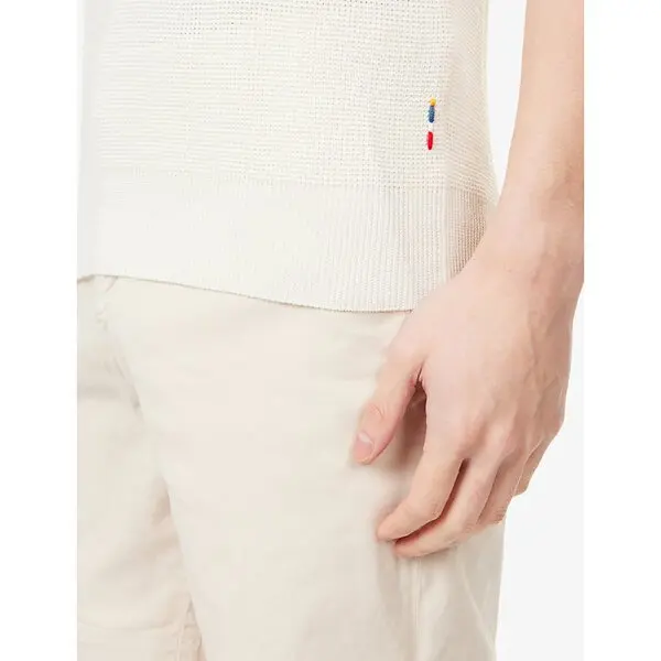 Orlebar Brown Horton Stripe-trim Wool Polo Shirt
