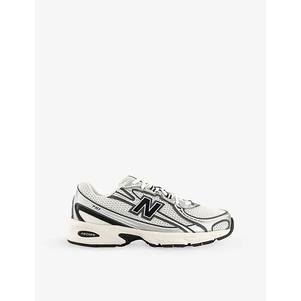 NEW BALANCE 740 V2 Woven Trainers - Silver Black