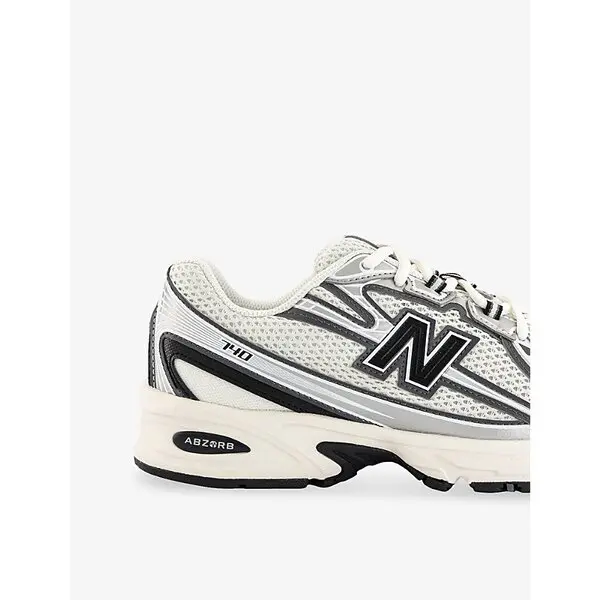 NEW BALANCE 740 V2 Woven Trainers - Silver Black