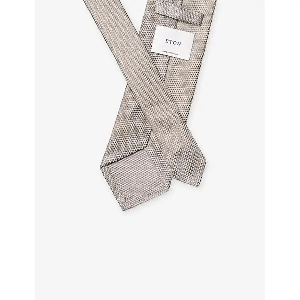 Eton Grenadine Woven Silk Neck Tie