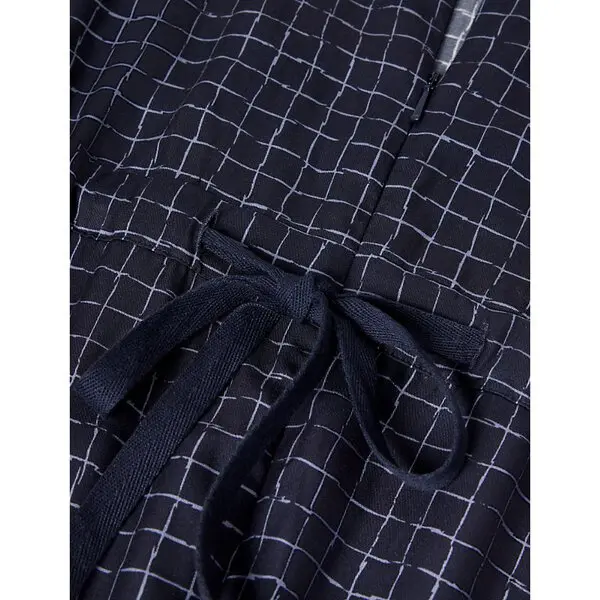 Whistles Grid-pattern Lyocell Jumpsuit