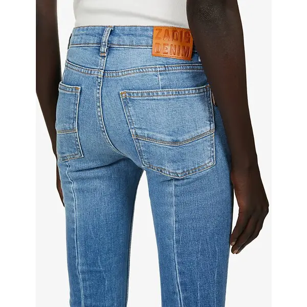 Zadig&Voltaire Eclipse Bootcut Denim Jeans - Bleu