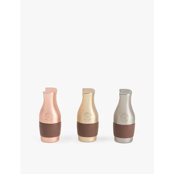 L'ATELIER DU VIN Pack Of Three Assorted Metal Wine Stoppers - Multicolour