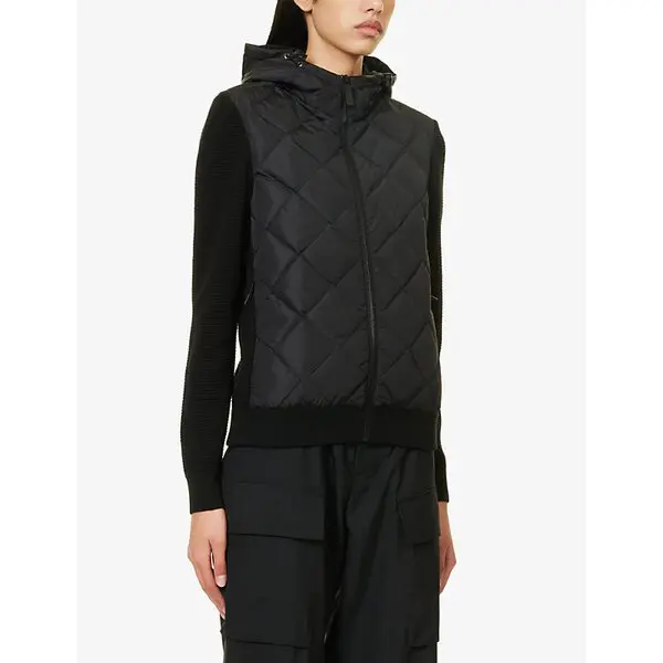 Canada Goose Hybridge Quilted Wool Hoodie