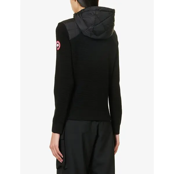 Canada Goose Hybridge Quilted Wool Hoodie