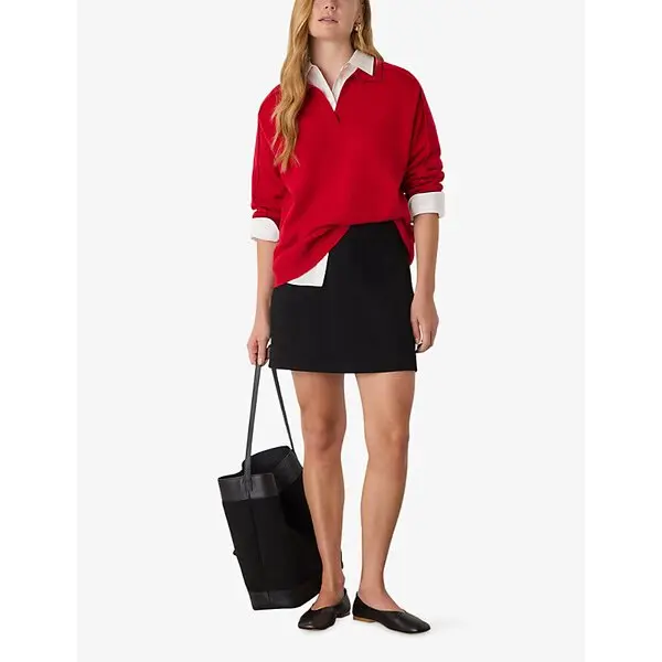 Whistles Open-collar Wool Jumper
