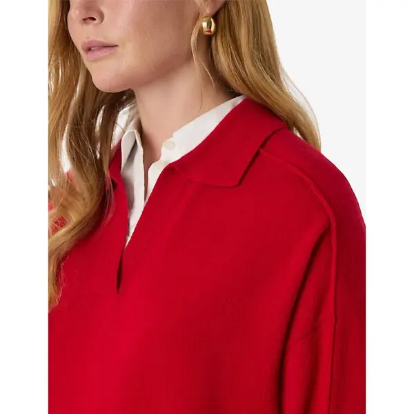 Whistles Open-collar Wool Jumper