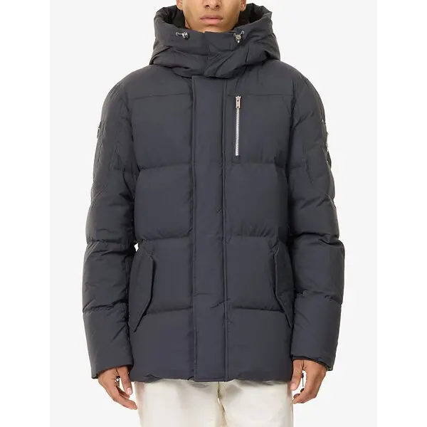 Moose Knuckles Everest 3q Puffer Hooded Woven-down Jacket