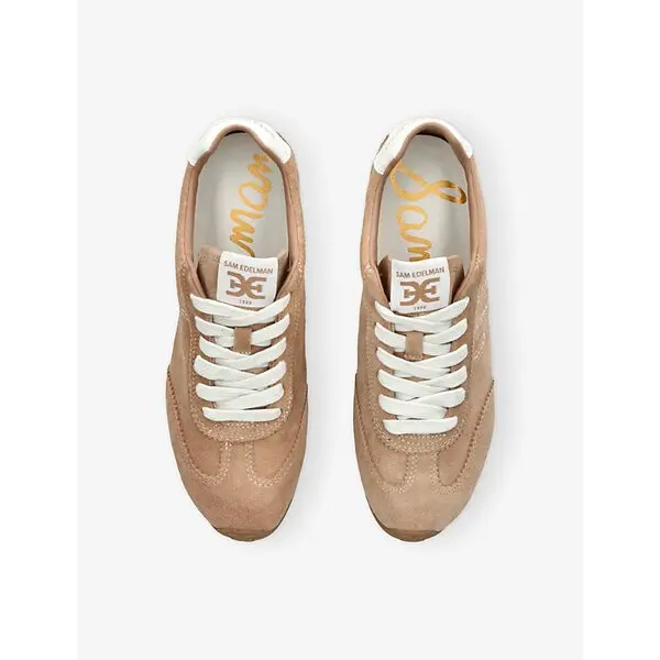 Sam Edelman Isella Suede Trainers - Tan
