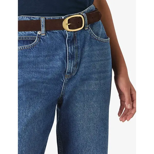 Whistles Column-leg High-rise Denim Jeans