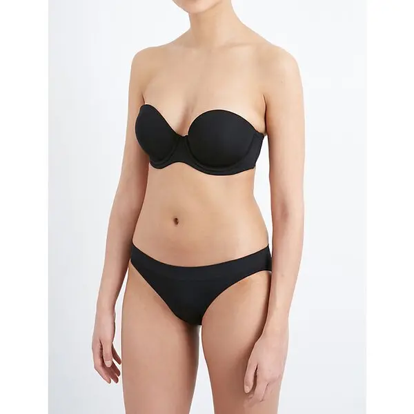Wacoal Red Carpet Jersey Underwired Strapless Bra - Black