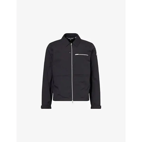 Moose Knuckles Topflight Logo-patch Shell Shirt Jacket
