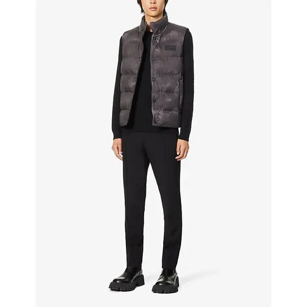 Hugo Brand-patch Padded Shell Gilet