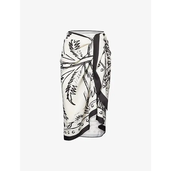 4TH & RECKLESS Divina Graphic-pattern Woven Sarong - Print