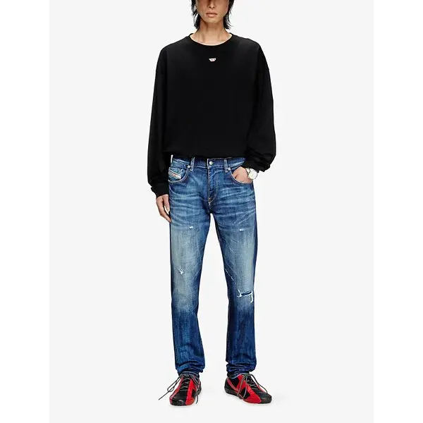 DIESEL® D-strukt Slim-leg Stretch-denim Jeans