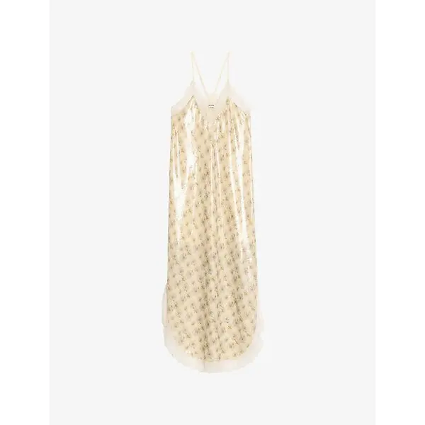 Zadig&Voltaire Ristyl Sequin-print Maxi Dress - Vanille