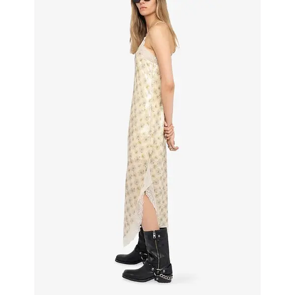 Zadig&Voltaire Sequin-print Woven Maxi Dress