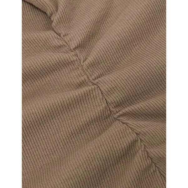 REISS Sandy V-neck Ribbed Stretch-cotton Vest - Neutral