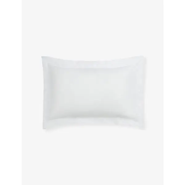 THE WHITE COMPANY Savoy Oxford Cotton Pillowcase 65cm X 65cm - White