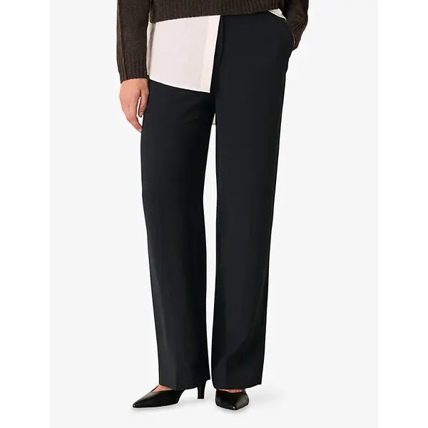 Whistles Straight-leg Woven Trousers