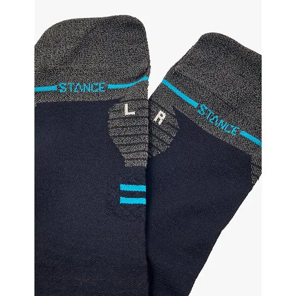 Stance Crew-length Striped Stretch-woven Socks
