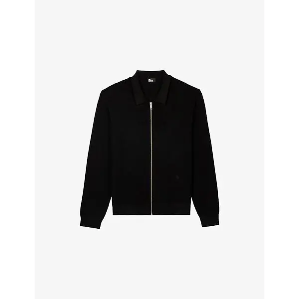 The Kooples Honeycomb Knitted Cardigan