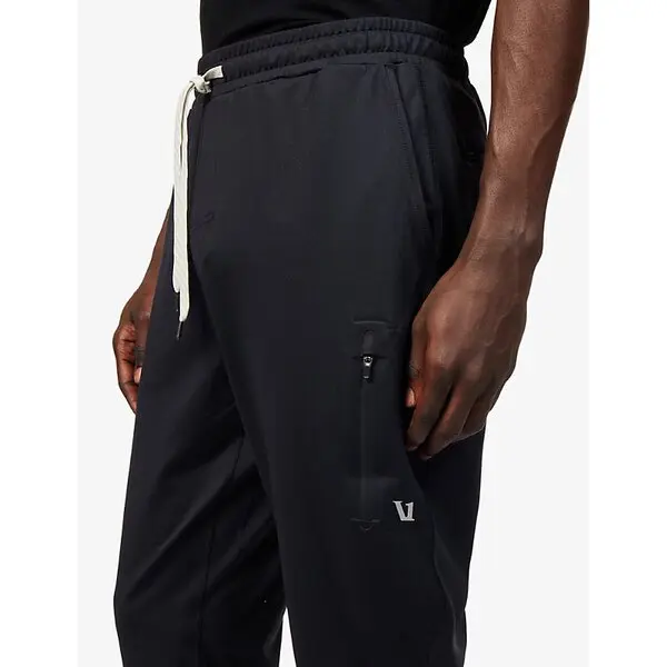 Vuori Sunday Performance Stretch-jersey Jogging Bottoms - Black