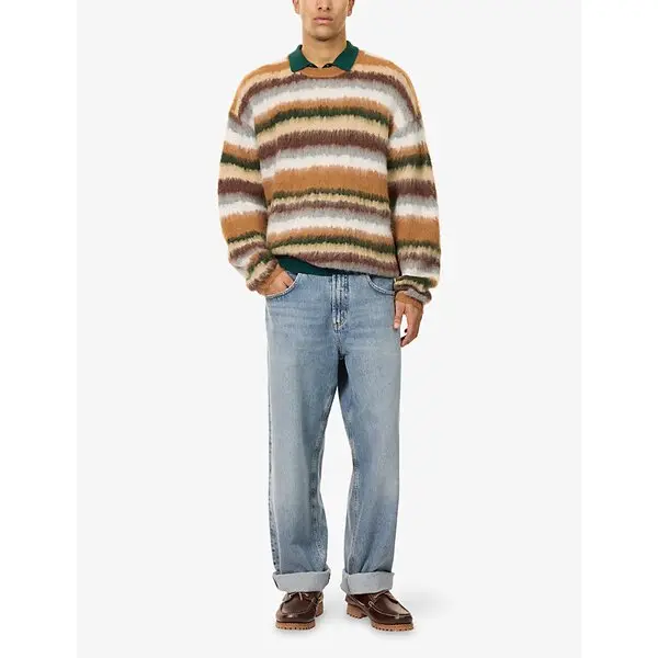 BOUND Striped Knitted Jumper