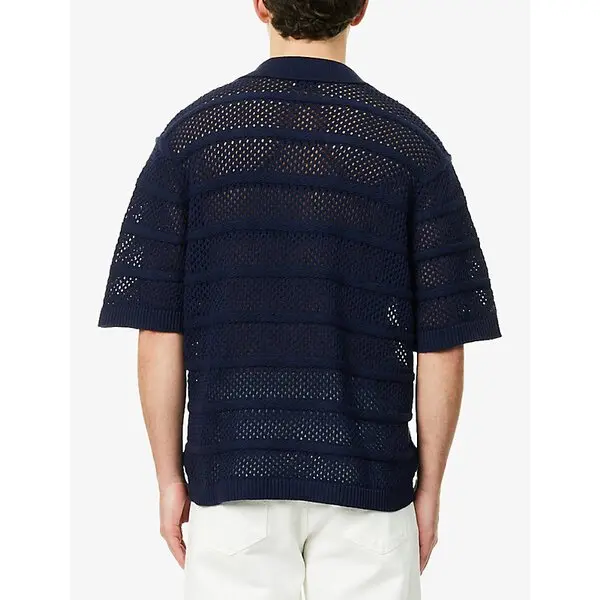 CHE Desiderio Camp-collar Cotton-knit Shirt