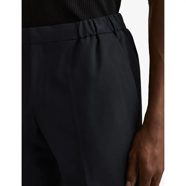 REISS Drawstring Elasticated-waist Stretch Chino Shorts