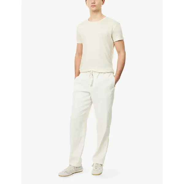 Orlebar Brown Alex Straight-leg Linen-blend Trousers