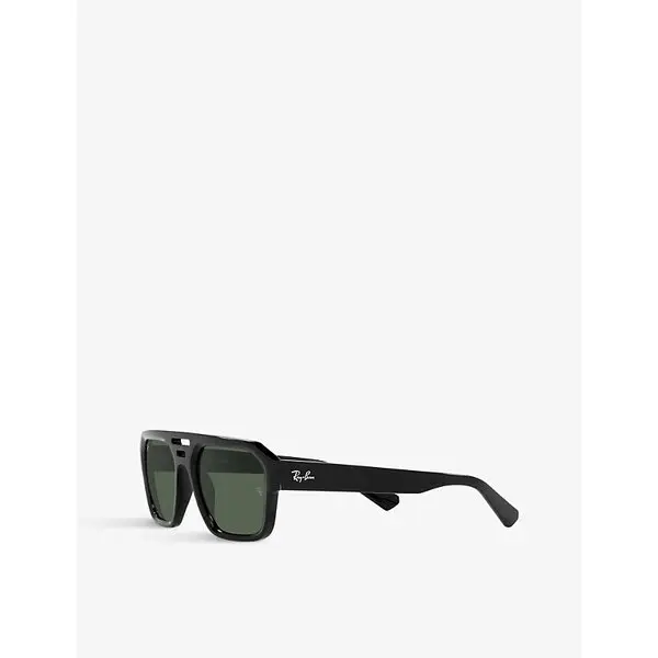 Ray-ban Faceted-frame Acetate Sunglasses