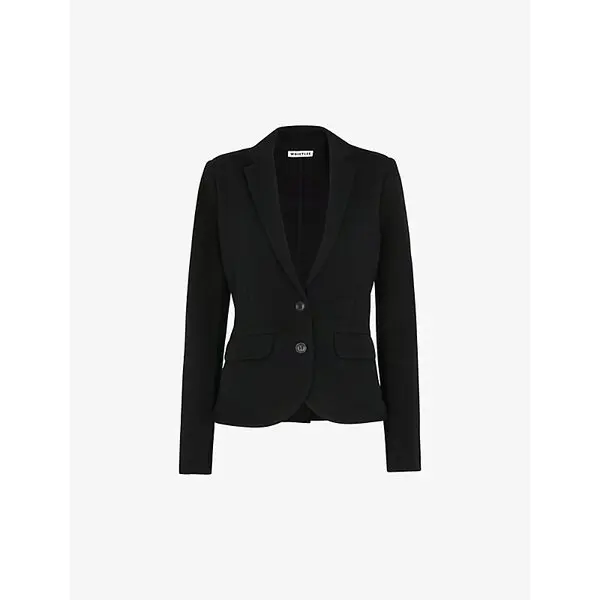 Whistles Slim Tailored Cotton Blazer