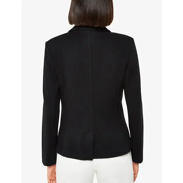 Whistles Single-breasted Slim-fit Cotton Jacket