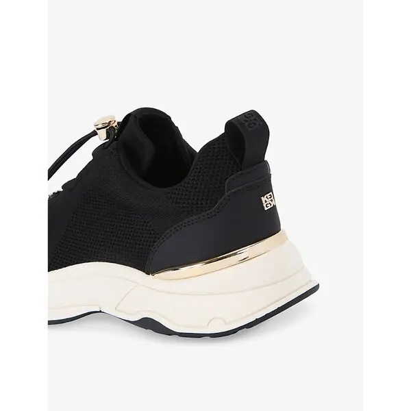 Kurt Geiger Fabric Low-top Trainers With Toggle Detail - Black