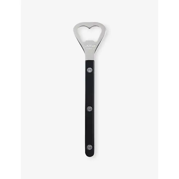 SABRE Engraved Stainless-steel Teak Bottle Opener - Black