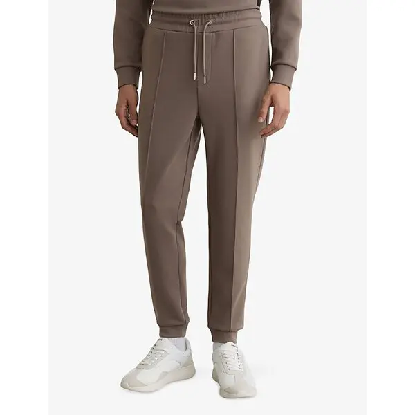REISS Premier Drawstring-waist Stretch-jersey Jogging Bottoms