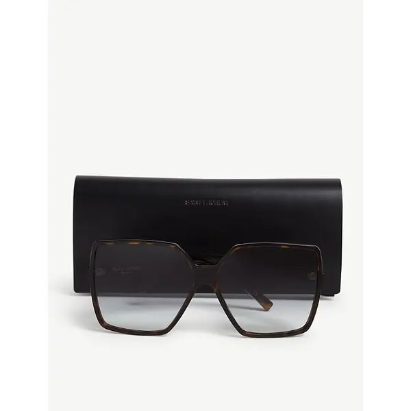 Saint Laurent Betty Square Frame Sunglasses