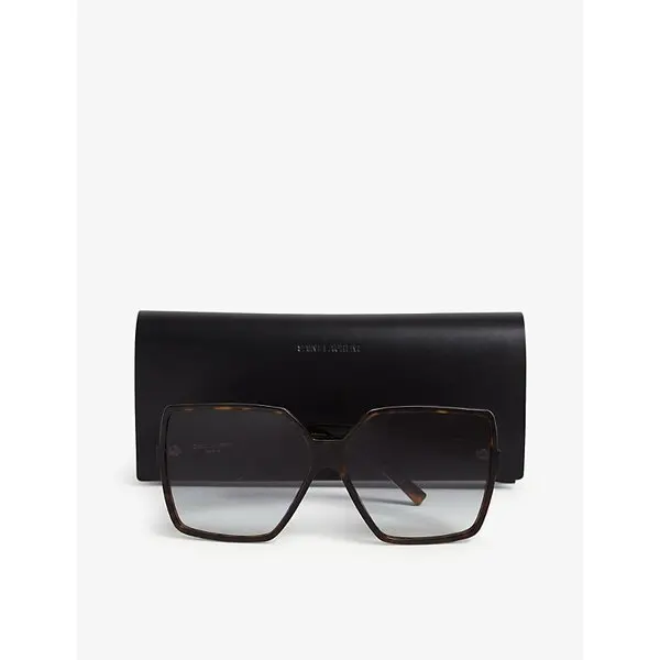 Saint Laurent Betty Square Frame Sunglasses