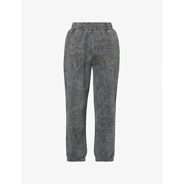 COLE BUXTON Realtree Wed Cotton-jersey Jogging Bottoms - Ash