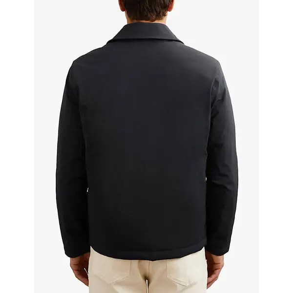 REISS Parker Patch-pocket Stretch-nylon Overshirt