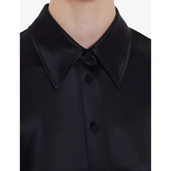 JOSEPH Long-sleeved Satin Blouse